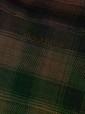 ABOUT:BLANK Plaid Zipped Shirt