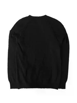 C.P. COMPANY Knitted Sweater With Sleeve Patch