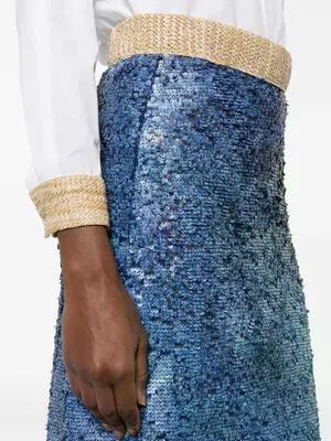 ROSANNA OCAMPO Sequin-embellished Midi Skirt