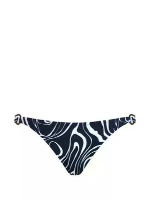 Vilebrequin Wave-print Bikini Bottom - Blue