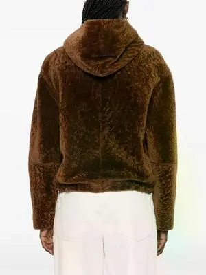 Nanushka Hooded Zip-up Jacket