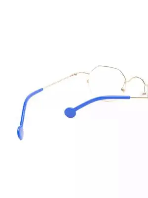 L.A. EYEWORKS Dink Geometric Eyeglasses