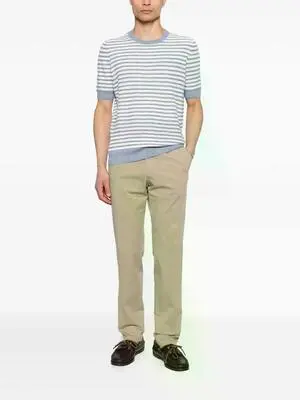 GRAN SASSO Striped Short-sleeved T-shirt