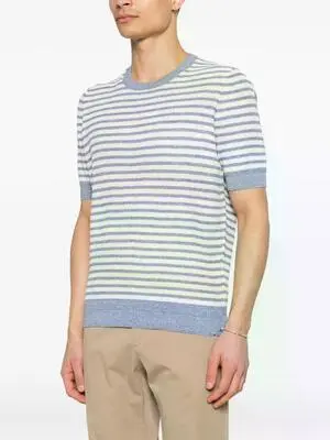 GRAN SASSO Striped Short-sleeved T-shirt