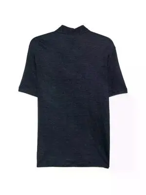 GRAN SASSO Logo-patch Polo Shirt - Blue