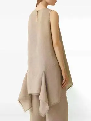 Fabiana Filippi Asymmetric Panel Top - Neutrals