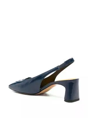 MARA BINI Buckle Cut-out Pumps - Blue