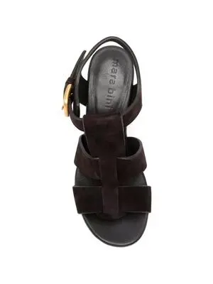 MARA BINI Criss-cross Buckled Sandals