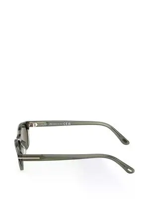 TOM FORD Oval-frame Sunglasses - Green