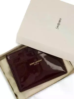 Saint Laurent Logo-stamp Cardholder