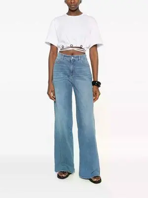 MARCCAIN Five-pocket Wide Leg Jeans