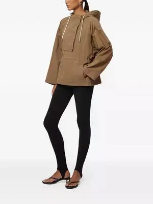 Apparis Sky Hooded Windbreaker - Brown