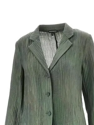 Emporio Armani Pleated Blazer - Green