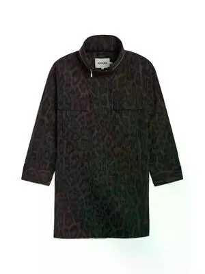 Apparis Bea Leopard-print Raincoat - Brown