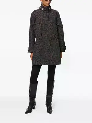 Apparis Bea Leopard-print Raincoat - Brown