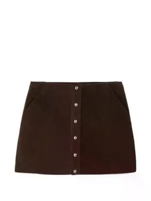 Apparis Ella Mini Skirt - Brown