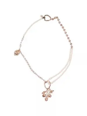 Max Mara Bead Charm Necklace - Gold