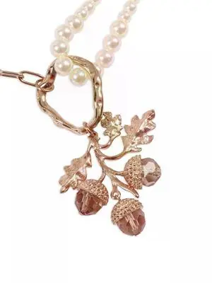 Max Mara Bead Charm Necklace