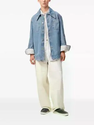 AMI Paris Oversize De Coeur Denim Jacket