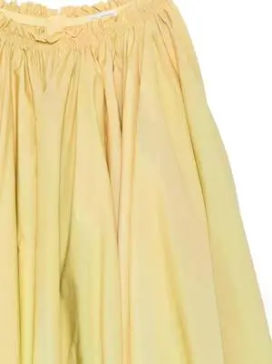 AMI Paris Gathered Midi Skirt