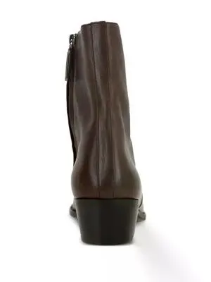 Saint Laurent Zip Leather Boots