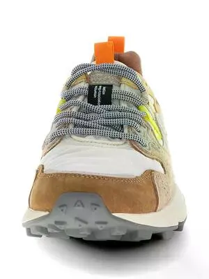 FLOWER MOUNTAIN Nubuck Leather Sneakers - Neutrals