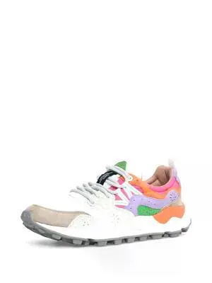 FLOWER MOUNTAIN Nubuck Leather Sneakers - Neutrals