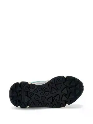 FLOWER MOUNTAIN Nubuck Leather Sneakers - Orange