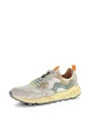 FLOWER MOUNTAIN Nubuck Leather Sneakers