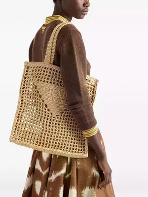 Prada Crochet Tote Bag