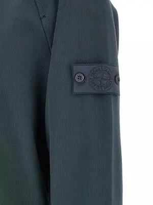 Stone Island Ghost Patch Detail Cotton Sweatshirt - Blue