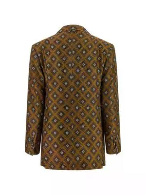 Alberto Biani Silk Double-breasted Blazer