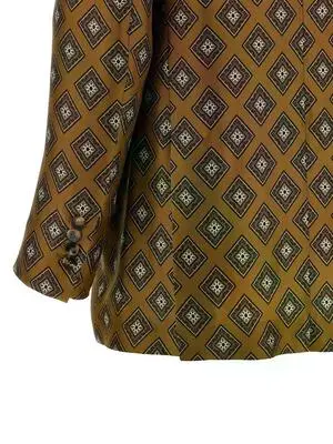 Alberto Biani Silk Double-breasted Blazer