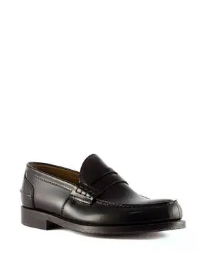 GREEN GEORGE Penny-bar Leather Loafers