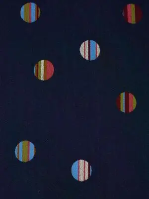 Paul Smith Striped Polka-dot Scarf
