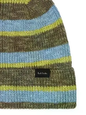 Paul Smith Striped Knitted Beanie