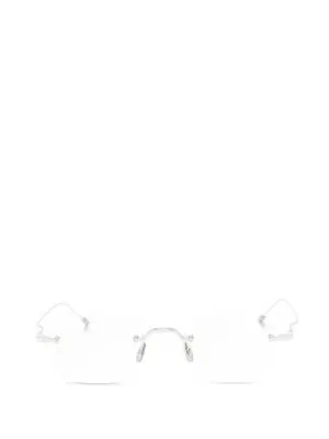 Thom Browne Rimless Eyeglasses - Silver