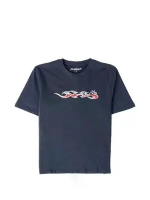 YARDSALE Flame-print T-shirt