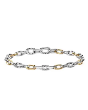 David Yurman DY Madison Chain Bracelet Silver/gold