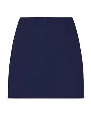 MILLY Lizzy Cady Mini Skirt - Navy