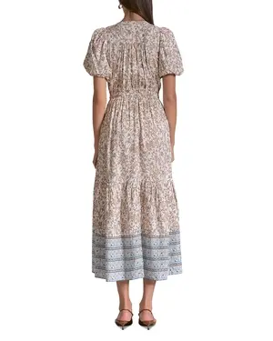Elan Split Neck Maxi Dress