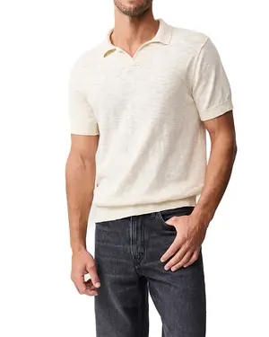 Rodd & Gunn Poison Bay Knit Polo - Natural