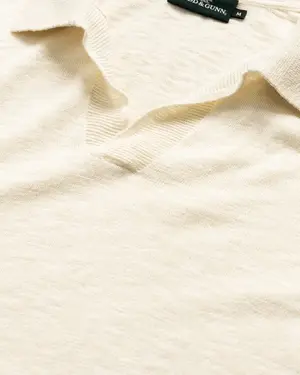 Rodd & Gunn Poison Bay Knit Polo - Natural