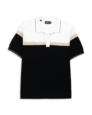 Rodd & Gunn Barret Reef Color Blocked Polo - Midnight