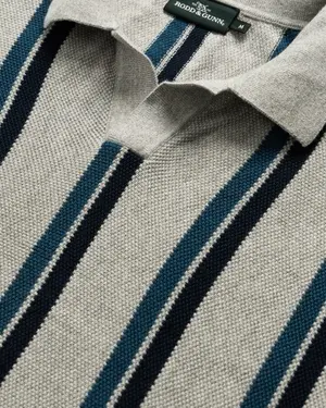 Rodd & Gunn Royce Hill Striped Polo - Dusk