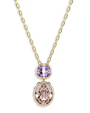 SWAROVSKI Chroma Crystal Reversible Pendant Necklace - Multicolored
