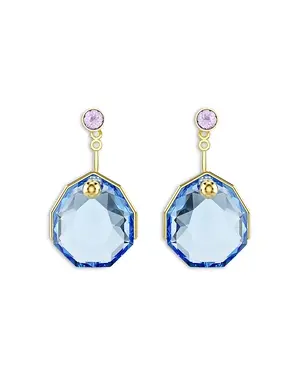 SWAROVSKI Gema Mixed Crystal Drop Earrings - Blue
