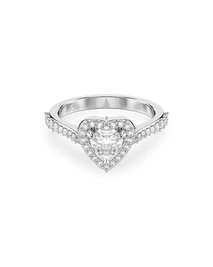 SWAROVSKI Crystal Heart Ring - White