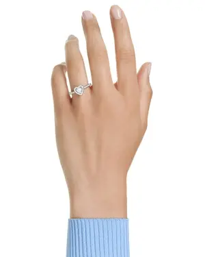 SWAROVSKI Crystal Heart Ring - White