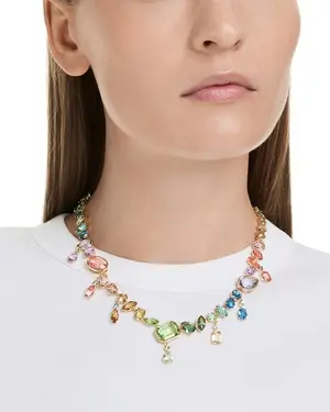 SWAROVSKI Gema Mixed Crystal Collar Necklace - Multicolored
